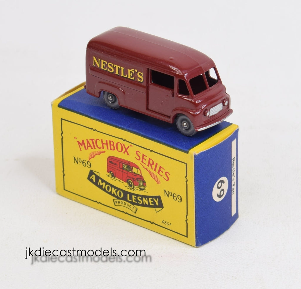 Matchbox Lesney 69 Nestlé's Van GPW/B4 box Virtually Mint/Lovely box ...