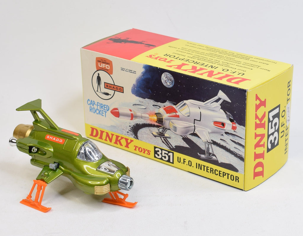 Dinky toys 351 SHADO UFO Interceptor Mint/Lovely box 'Llanellen' Colle ...