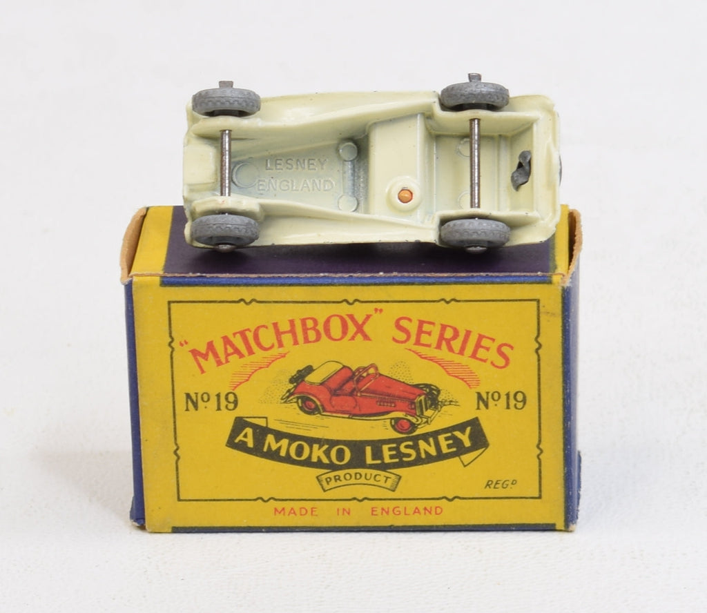 Matchbox Lesney 19 MG Midget RW/B1 box Virtually Mint/Boxed (Light cre ...