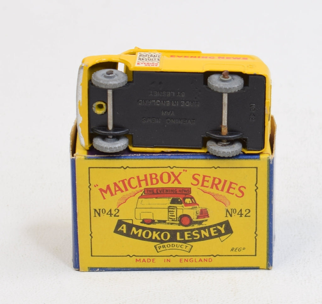 Matchbox Lesney 42 Evening news RW/B2 box Virtually Mint/Nice box – JK ...