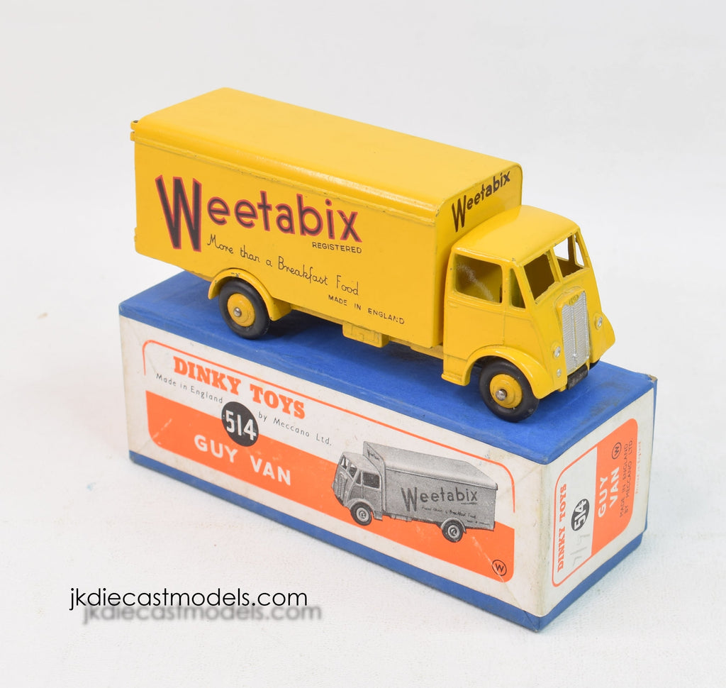 Dinky Toys 514 Guy Van 'Weetabix' Very Near Mint/Boxed (Ridged hubs ...