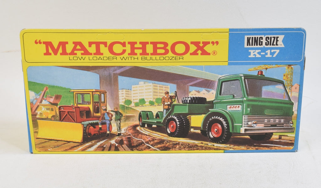 Matchbox King Size K-17 Low loader & bulldozer Virtually Mint/Nice box ...