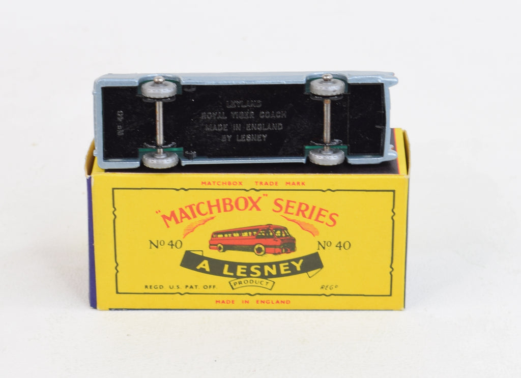 Matchbox Lesney 40 Long distance coach SPW/B4 box Virtually Mint/Lovel ...