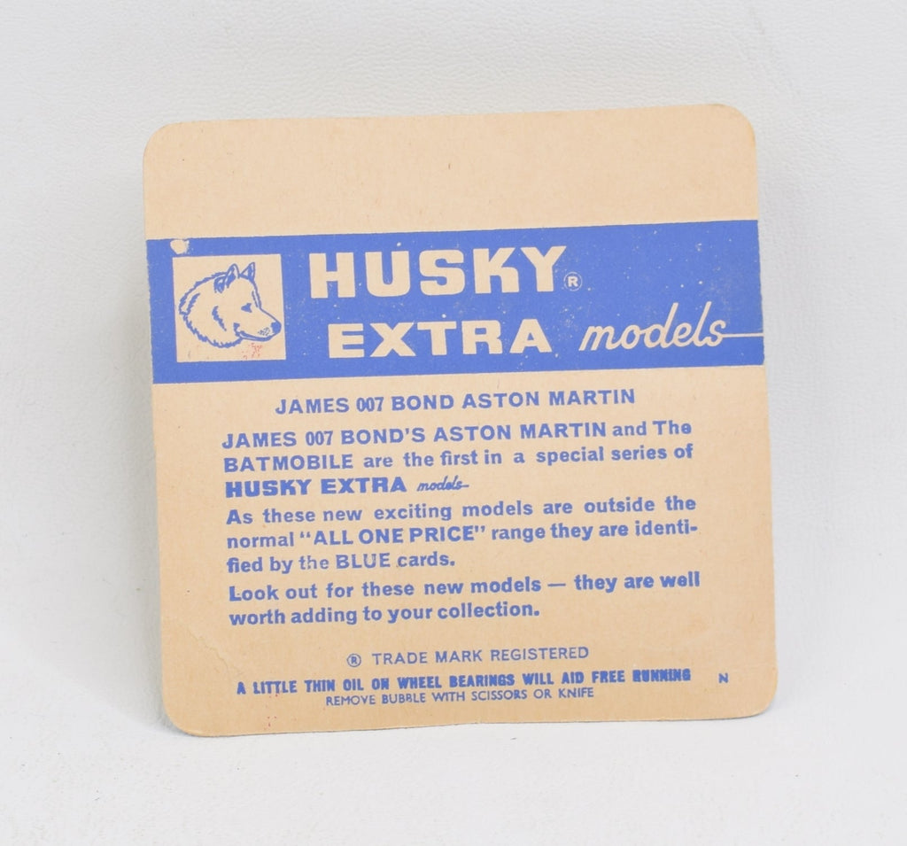 Husky models 1001 (Not 1401) James Bond Aston Martin Mint/Lovely blist ...