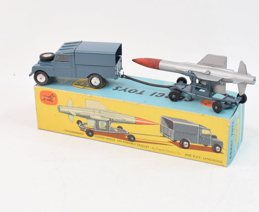 Corgi Gift Set 3 'Thunderbird' Guided Missile & R.A.F. Land Rover - Vi ...