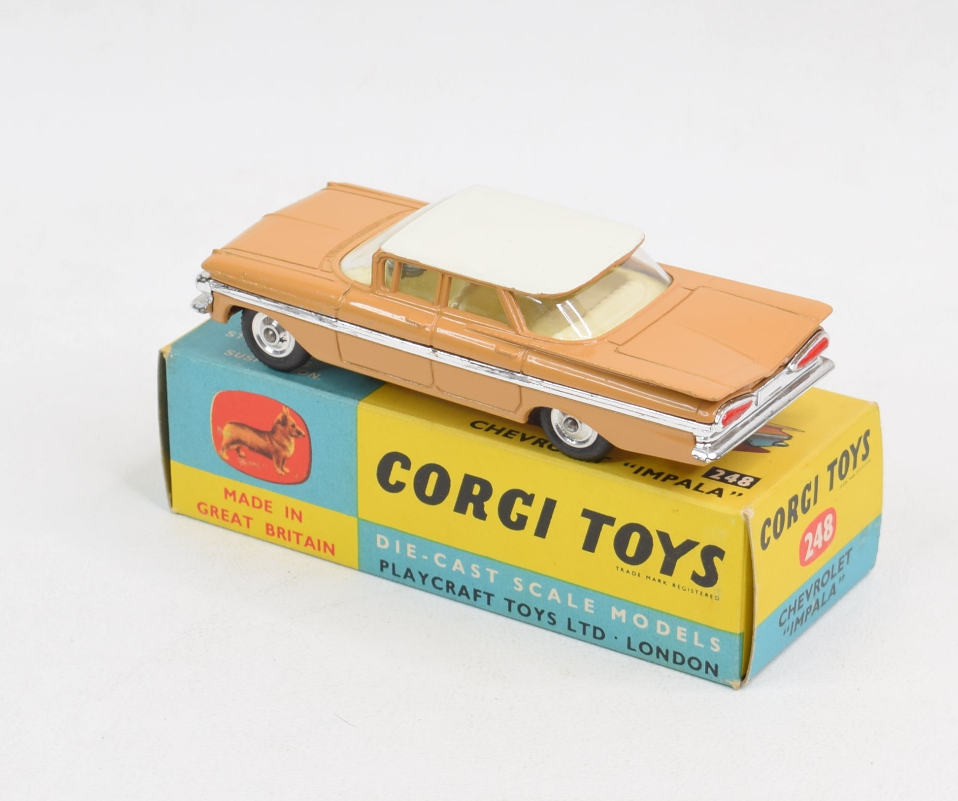Corgi Toys 248 Chevrolet Impala Virtually Mint/Lovely box – JK DIE-CAST ...