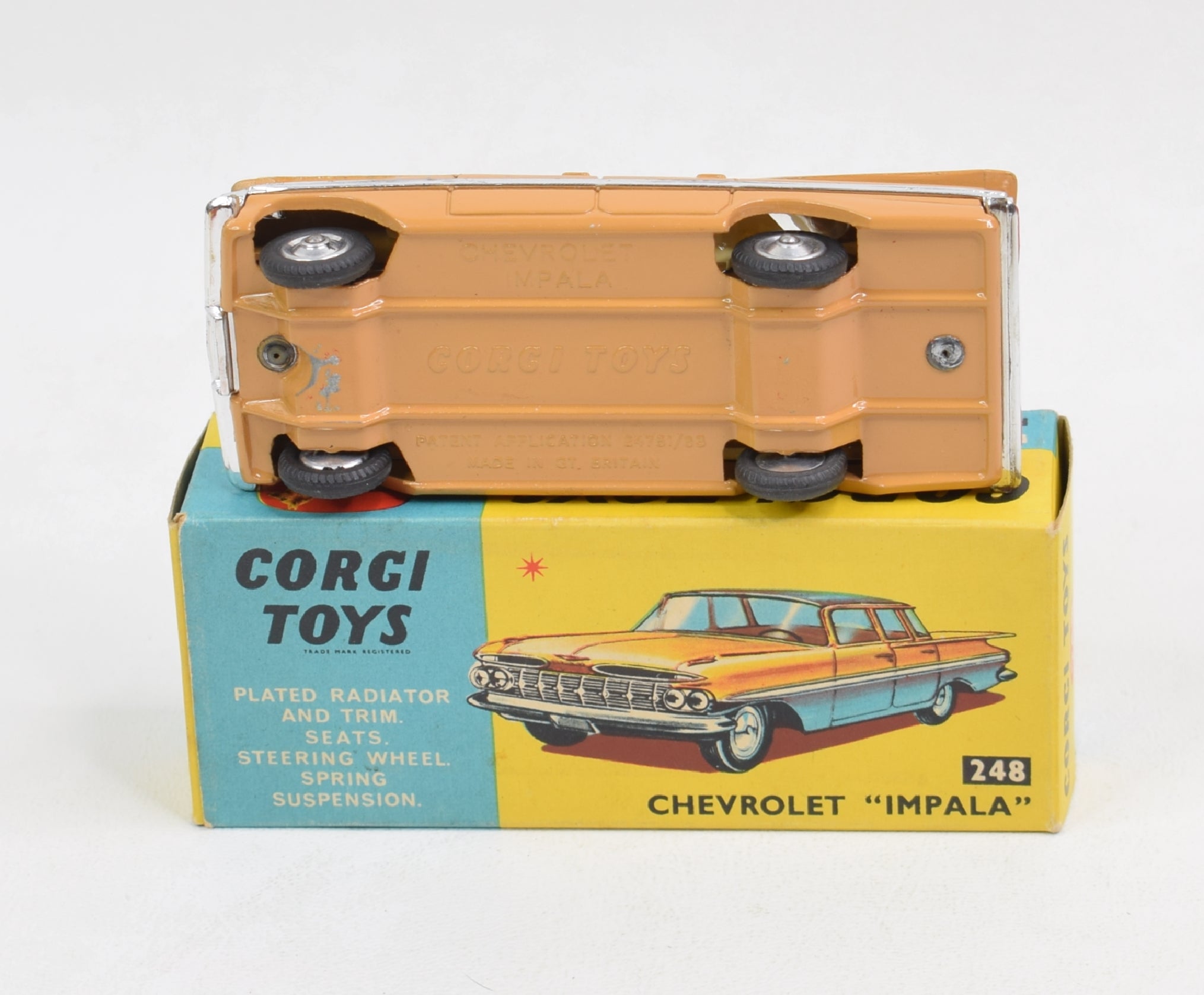 Corgi Toys 248 Chevrolet Impala Virtually Mint/Lovely box – JK DIE-CAST ...