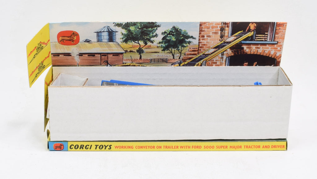 Corgi Toys Gift Set 47 Ford 5000 with Conveyor (Rare inner packing) Vi ...