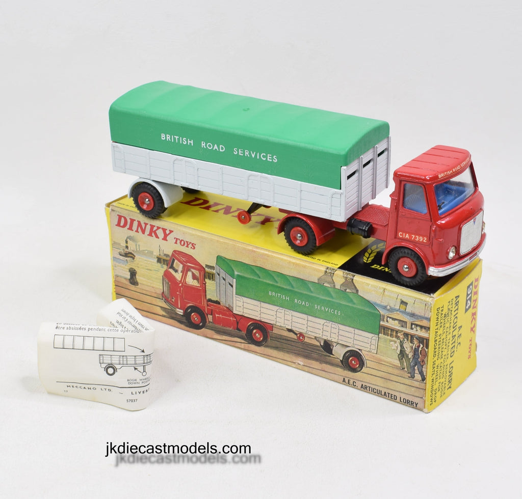 Dinky Toys 914 AEC Articulated Lorry 'British Road Services' Virtually ...