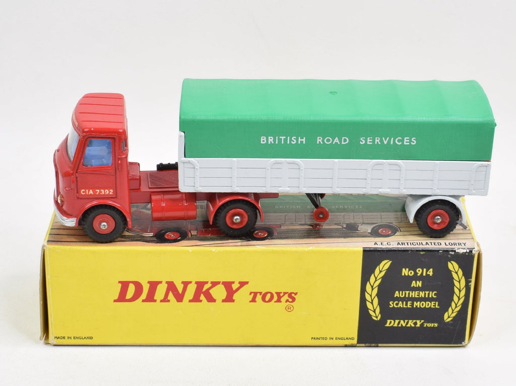 Dinky Toys 914 AEC Articulated Lorry 'British Road Services' Virtually ...