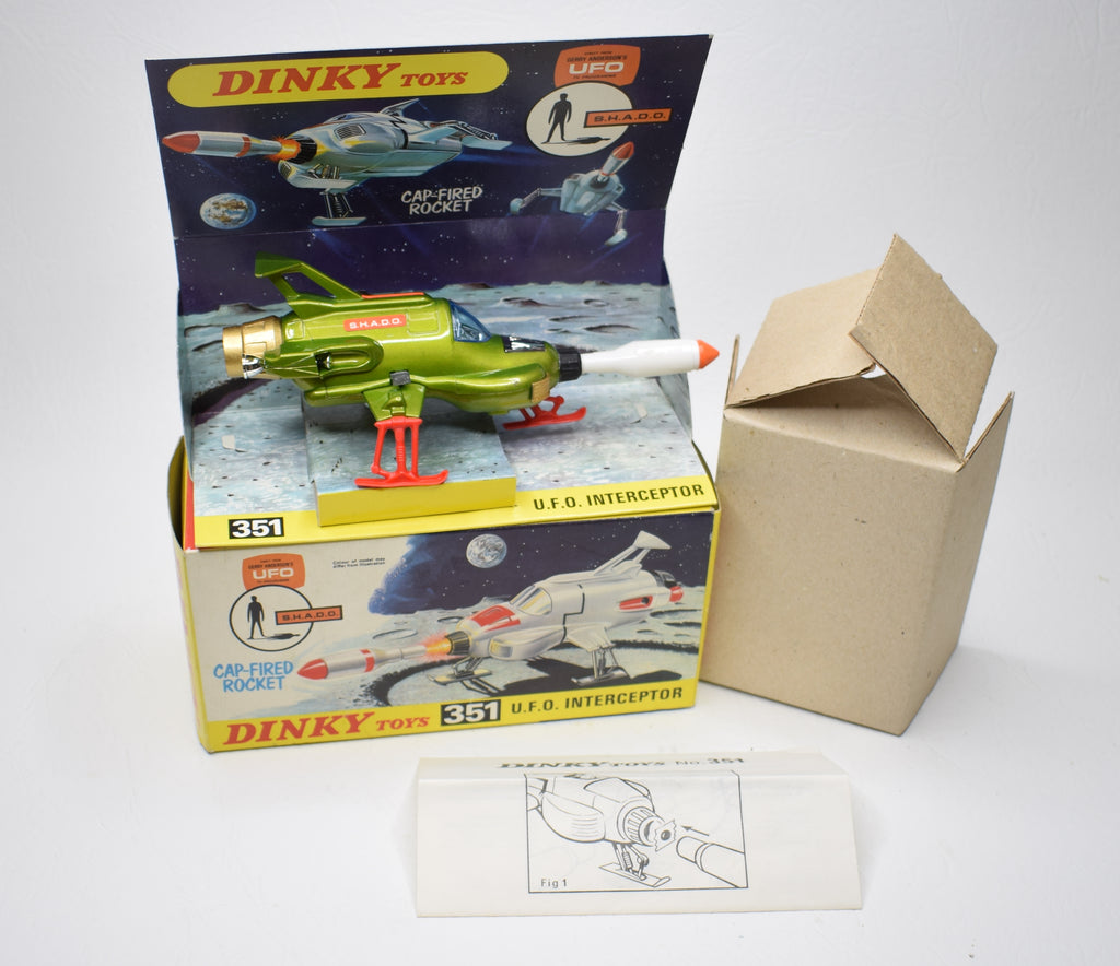 Dinky toys 351 SHADO UFO Interceptor Virtually Mint/Boxed – JK DIE-CAST ...