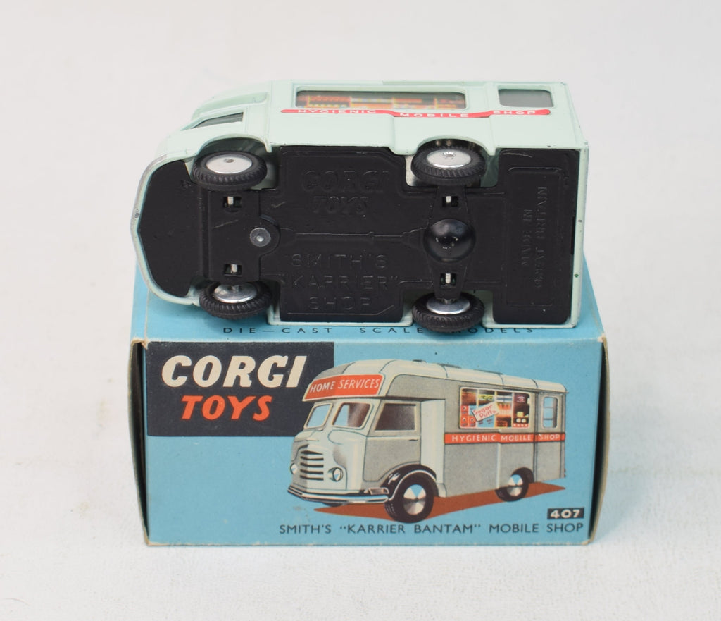 Corgi toys 407 Smith's Karrier Bantam Mobile shop Very Near Mint/Boxed ...