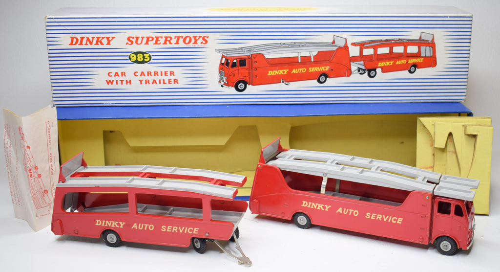 Dinky toys 983 Car Carrier with Trailer Virtually Mint/Boxed. – JK DIE ...