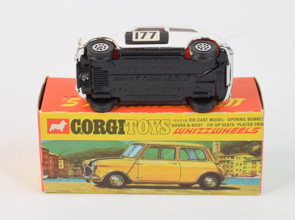 Corgi toys 282 Mini-Cooper Virtually Mint/Boxed 'Corgi Whizzwheel' Col ...