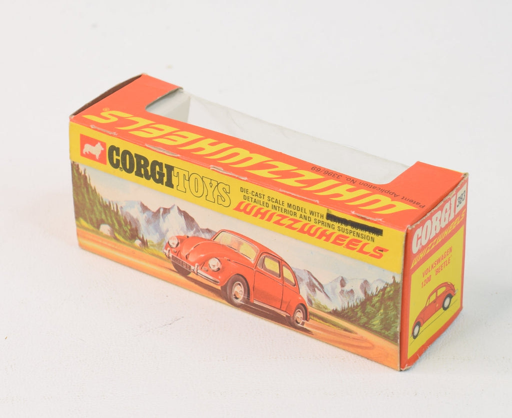 Corgi toys 383 VW 1200 Beetle Box only – JK DIE-CAST MODELS