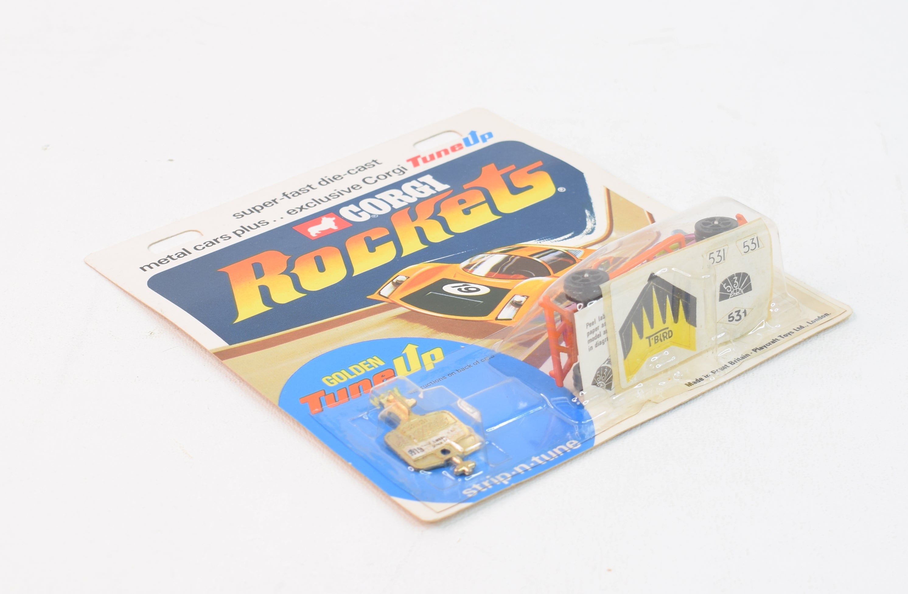 Corgi Rockets 919 Todd Sweeney's Stock car Mint/Lovely card & blister ...