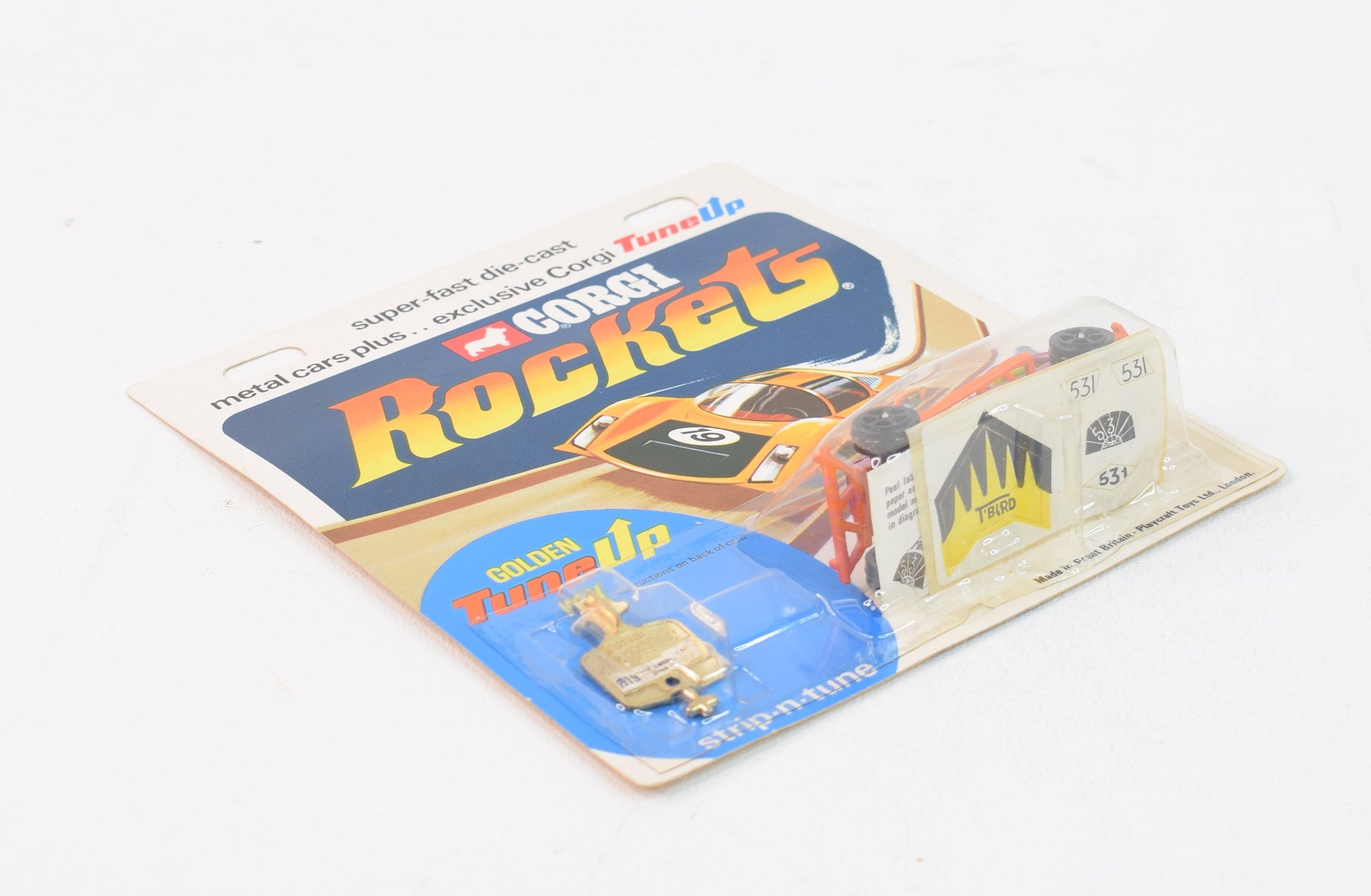 Corgi Rockets 919 Todd Sweeney's Stock car Mint/Lovely card & blister ...