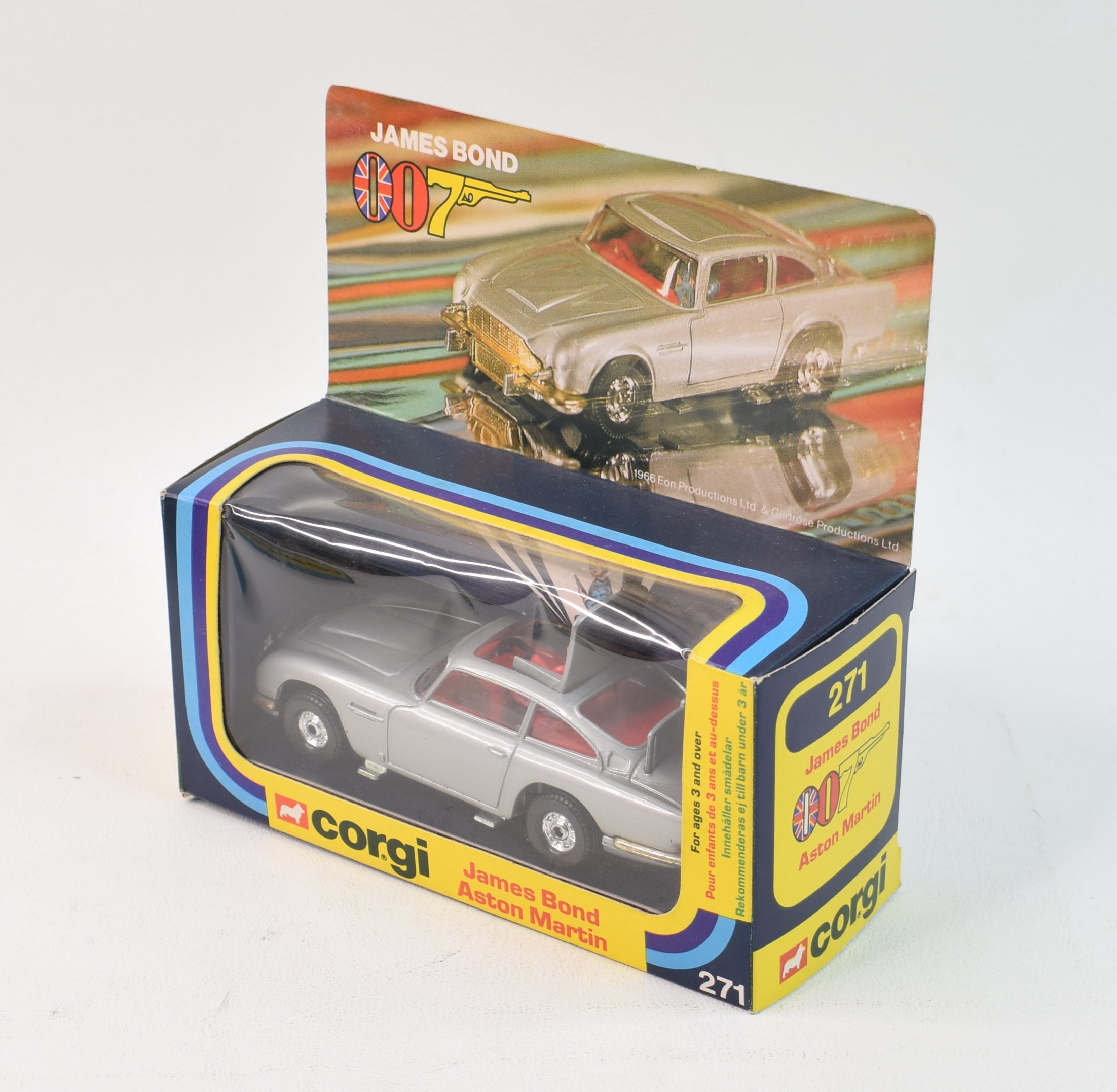 Corgi toys 271 James Bond Aston Martin Mint/Fresh box (Without 1:36 ta ...