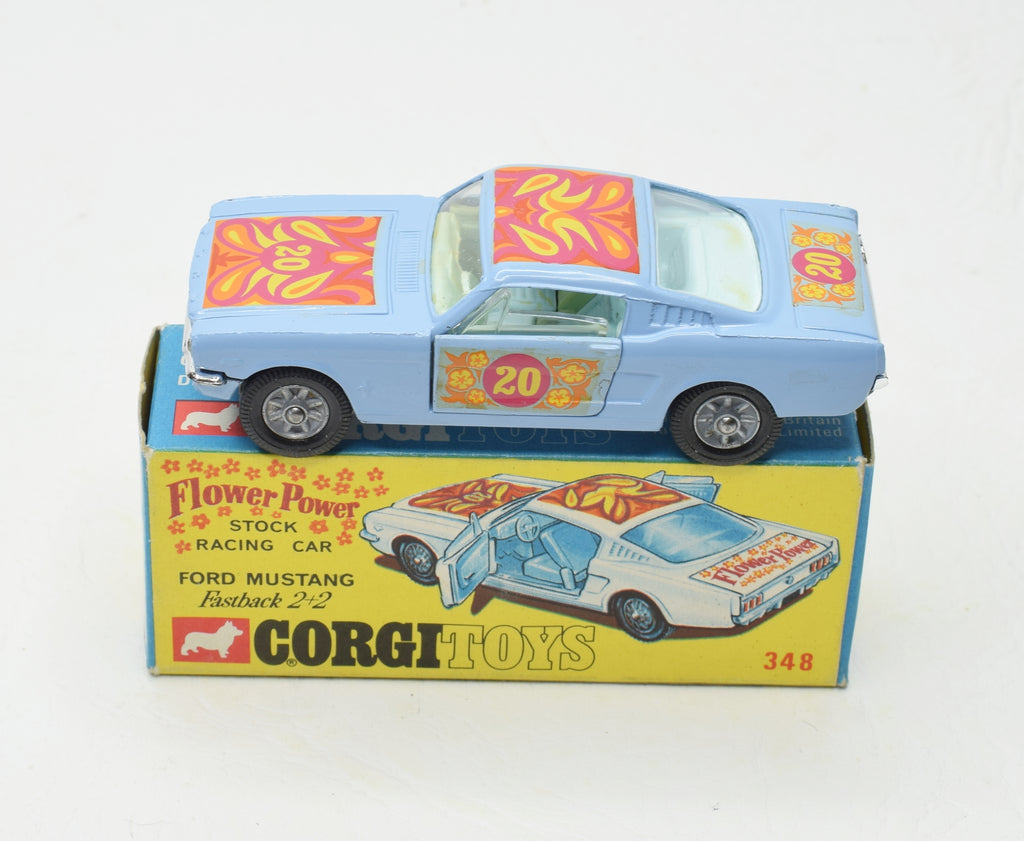 Corgi toys 348 Flower Power Mustang Virtually Mint/Boxed (New The 'Gen ...