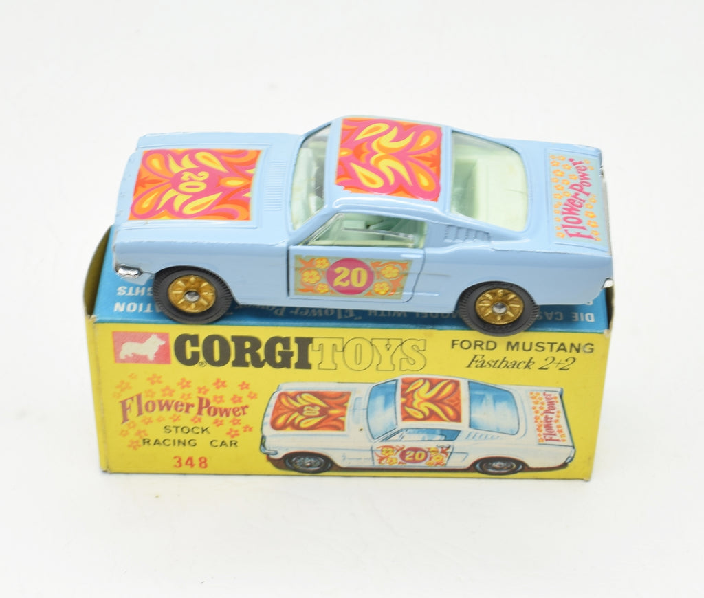Corgi toys 348 Flower Power Mustang Virtually Mint/Boxed (Flower Power ...