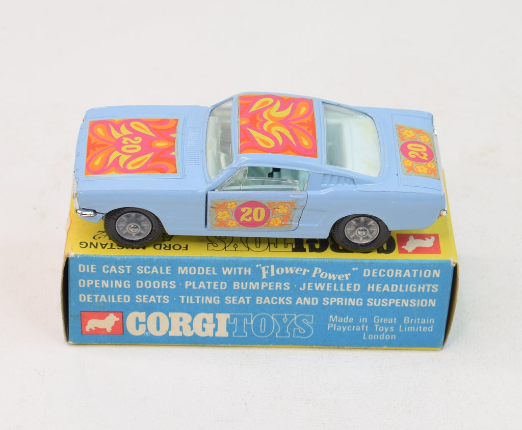 Corgi toys 348 Flower Power Mustang Virtually Mint/Boxed – JK DIE-CAST ...