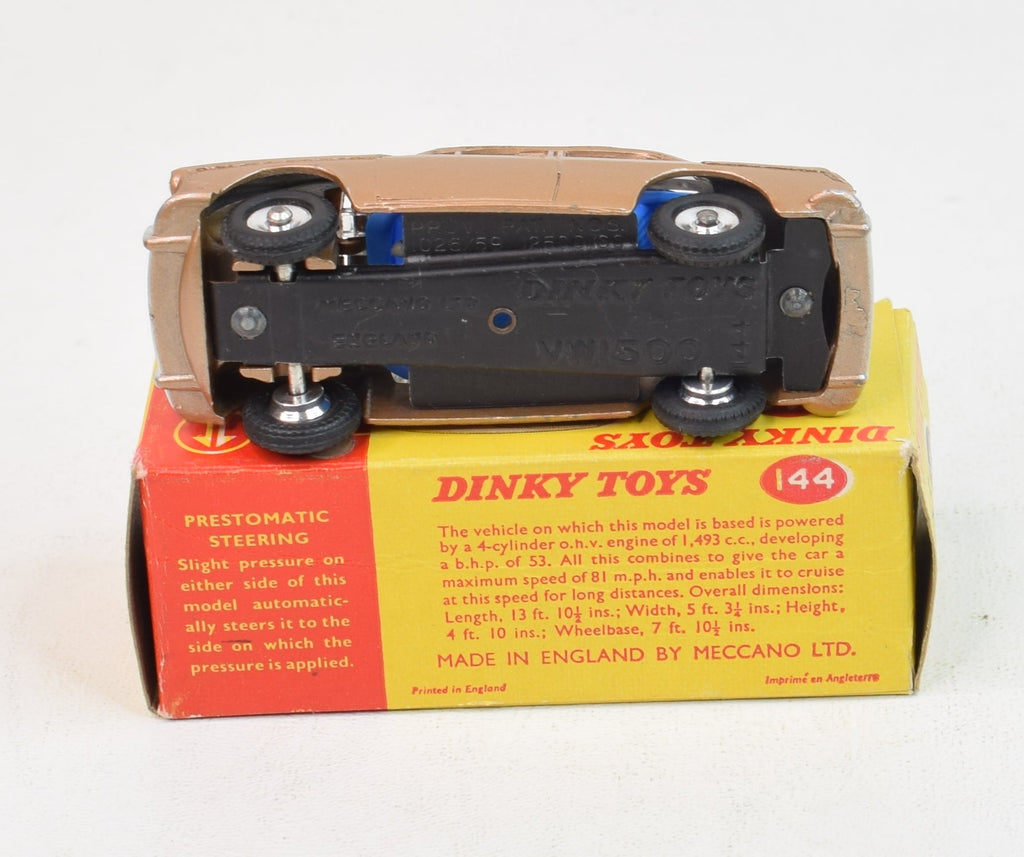 Dinky Toys 144 VW 1500 Very Near Mint/Boxed – JK DIE-CAST MODELS