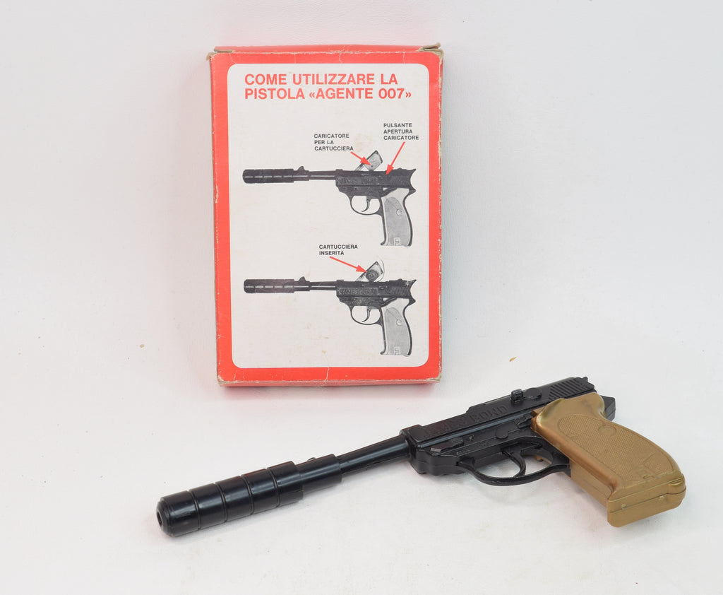 Lonestar James Bond Cap gun with silencer – JK DIE-CAST MODELS