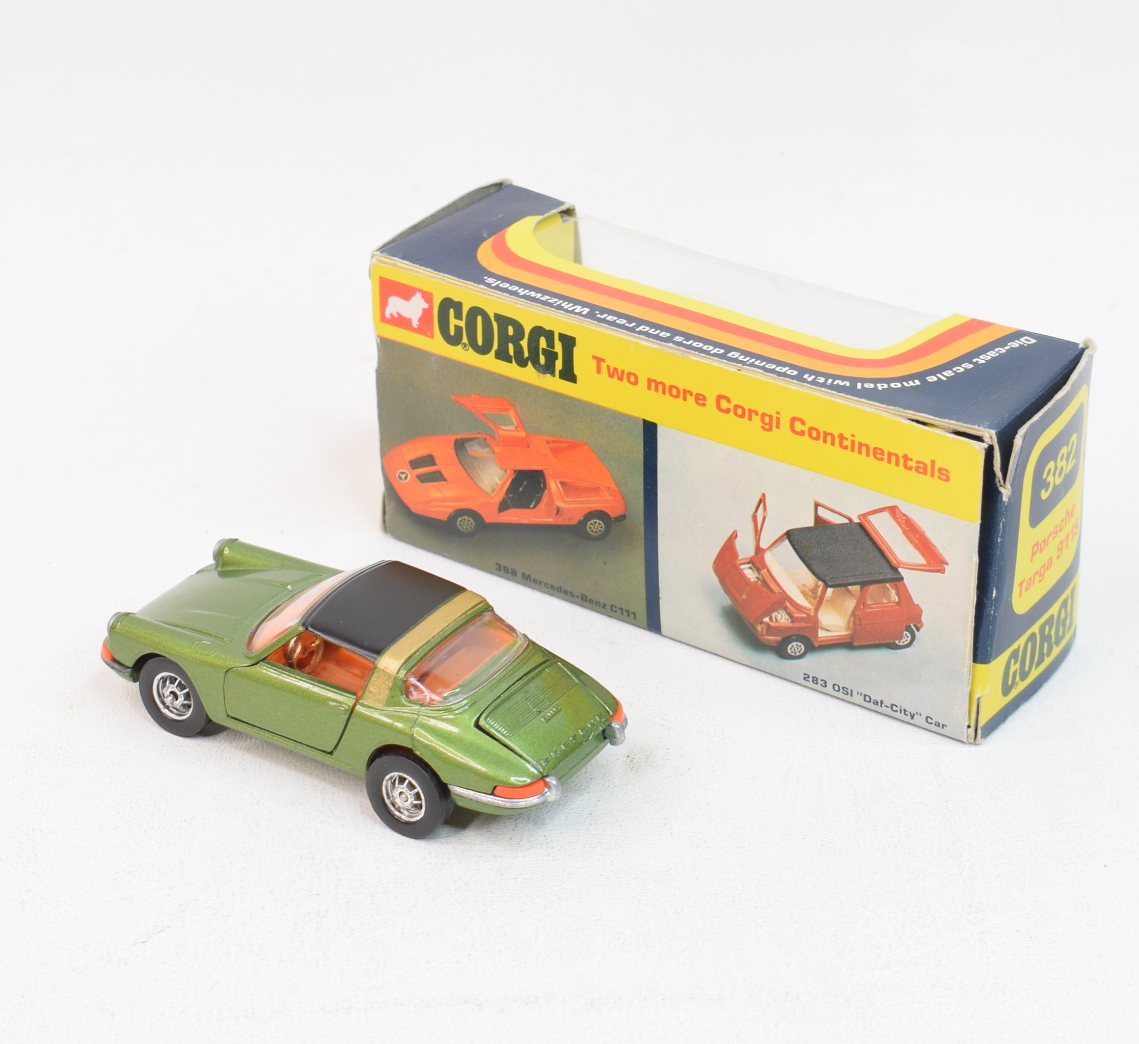 Corgi toys 382 Porsche 911s Virtually Mint/Boxed – JK DIE-CAST MODELS