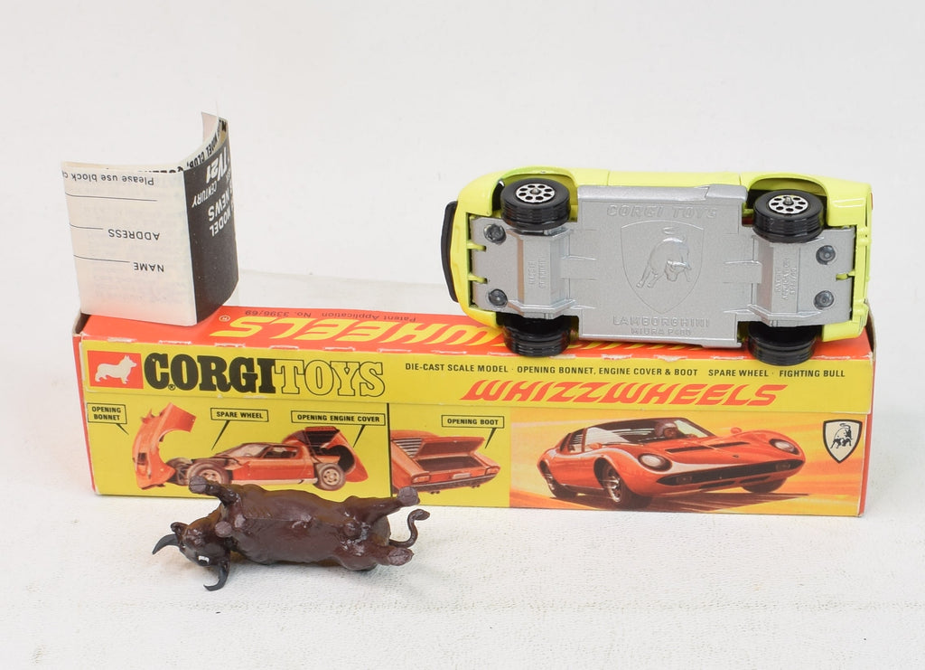 Corgi toys 342 Lamborghini P400 Miura Virtually Mint/Lovely box – JK ...