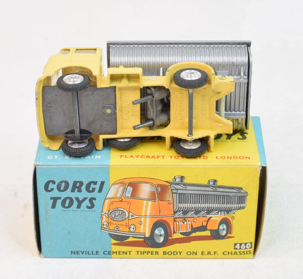 Corgi toys 460 E.R.F Cement Tipper Virtually Mint/Boxed (Darker yellow ...