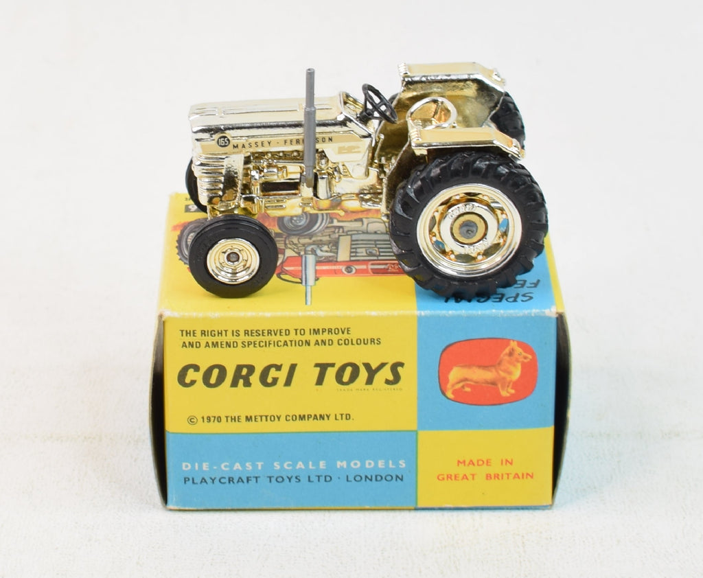 Corgi Toys 66 Massey-Ferguson Tractor Virtually Mint/Boxed (Gold Plate ...