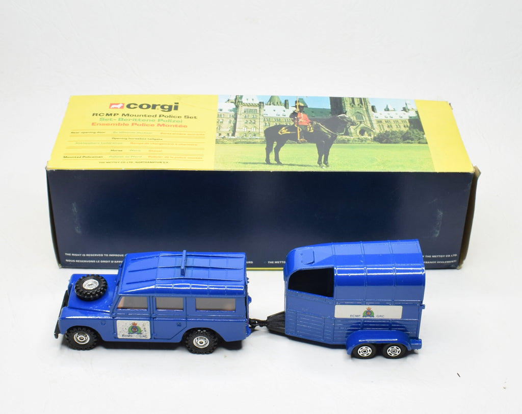 Corgi toys 45 RCMP Police Gift set Virtually Mint/Boxed – JK DIE-CAST ...