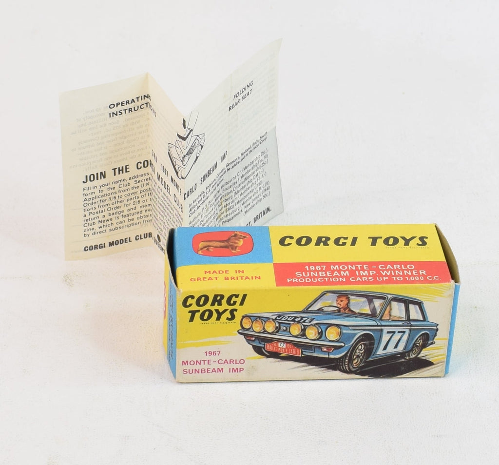 Corgi toys 340 Monte-Carlo Imp (Lovely box) – JK DIE-CAST MODELS