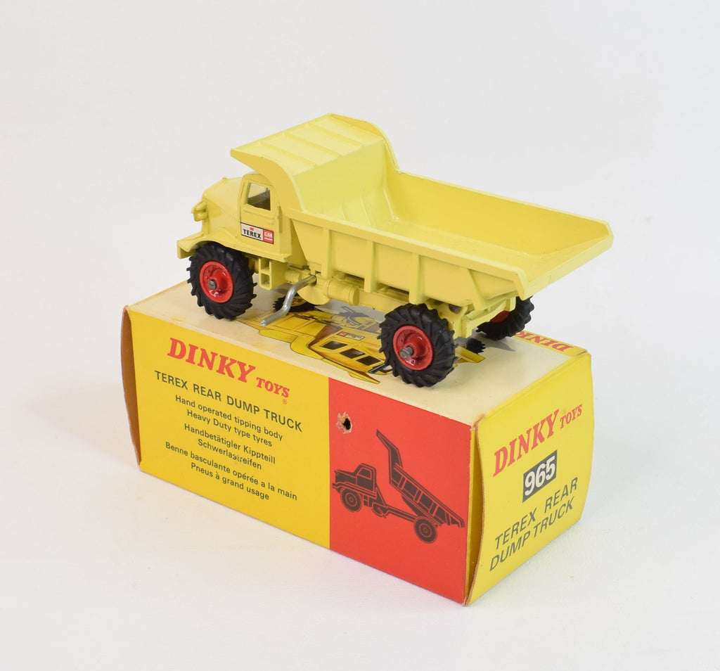 Dinky toys 965 Promotional 'TEREX' Euclid Dump Truck Virtually Mint/Bo ...