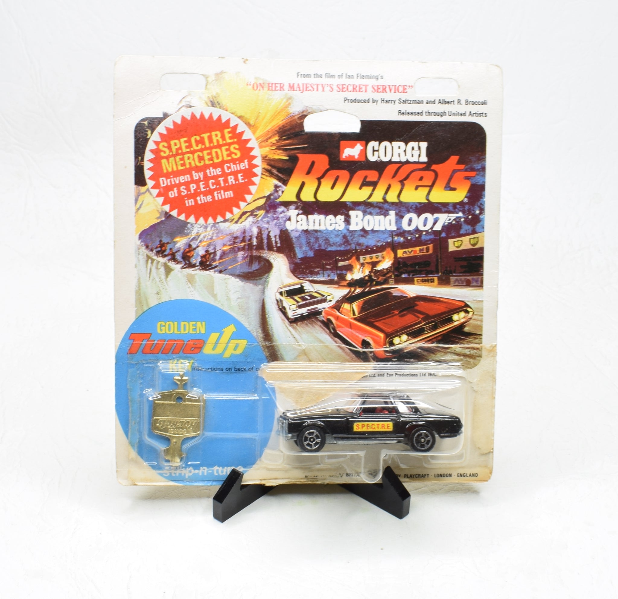 Corgi Rockets 928 S.P.E.C.T.R.E Mercedes OHMSS Poor/Blister (The 'Gene ...