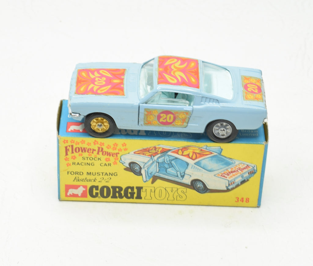 Corgi toys 348 Flower Power Mustang Virtually Mint/Boxed – JK DIE-CAST ...