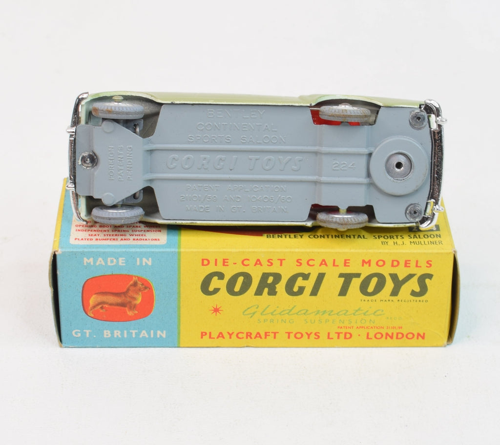 Corgi toys 224 Bentley Continental Virtually Mint/Nice box – JK DIE ...