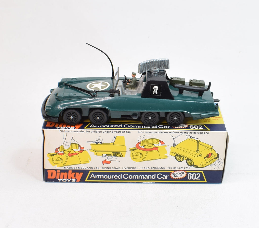 Dinky toys 602 Gerry Anderson Armoured Command car Virtually Mint/Boxe ...