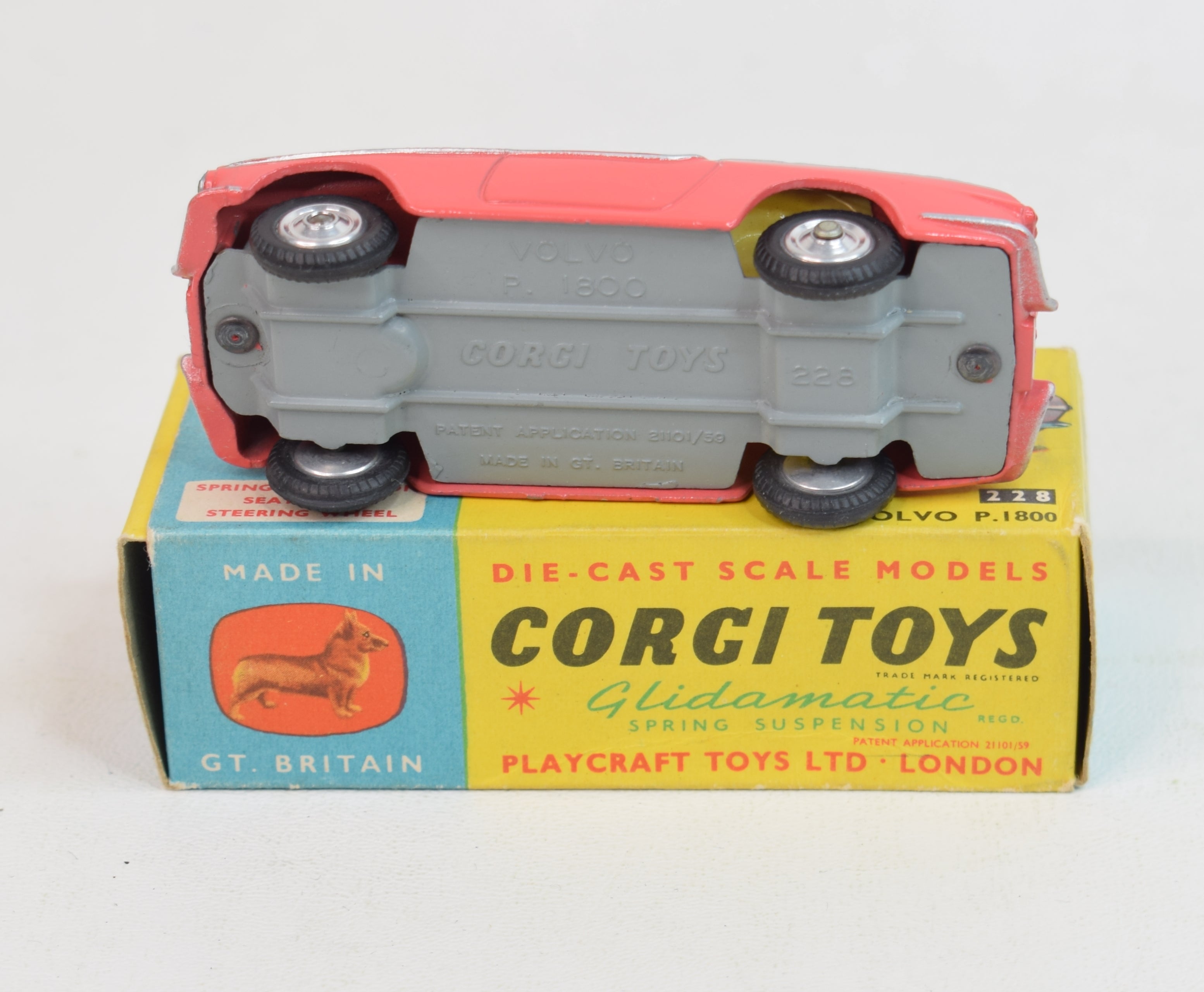 Corgi Toys 228 Volvo P.1800 Virtually Mint/Boxed – JK DIE-CAST MODELS