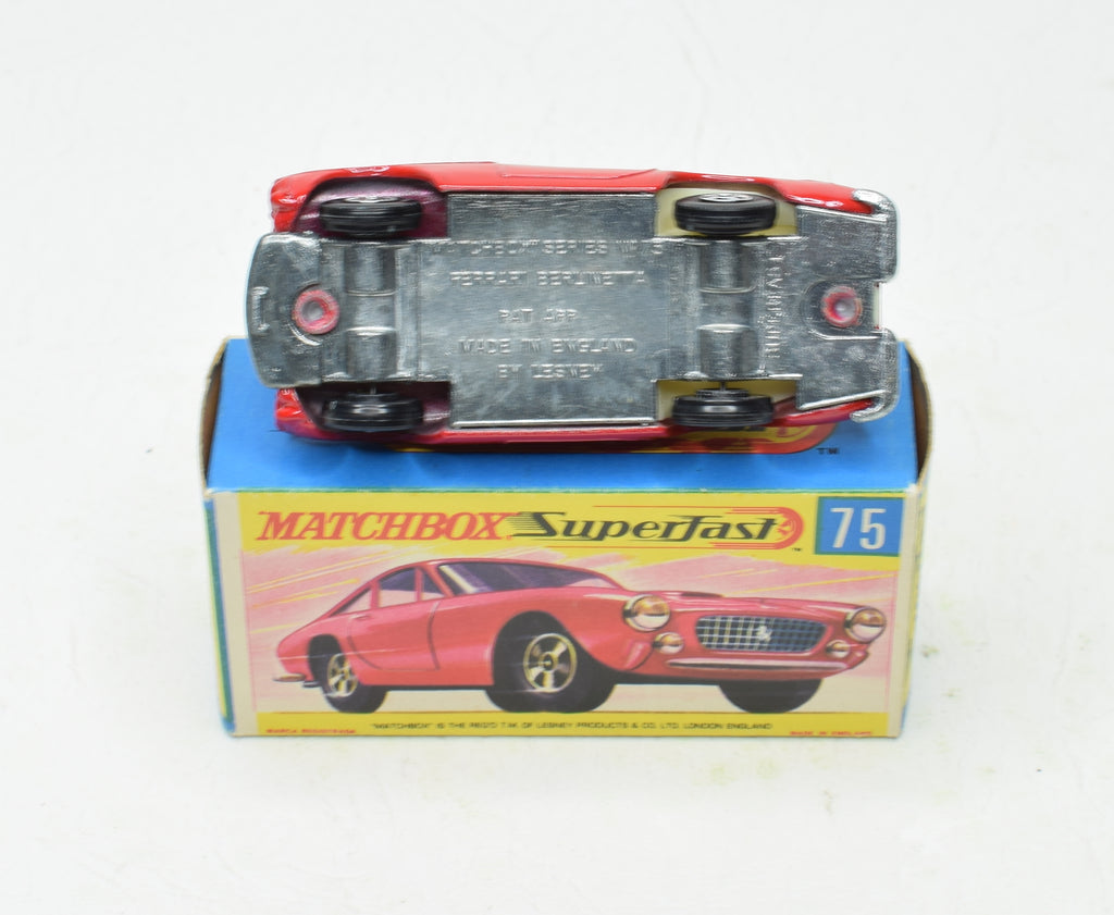 Matchbox 75 Superfast Ferrari Berlinetta Virtually Mint/Boxed The 'Fin ...