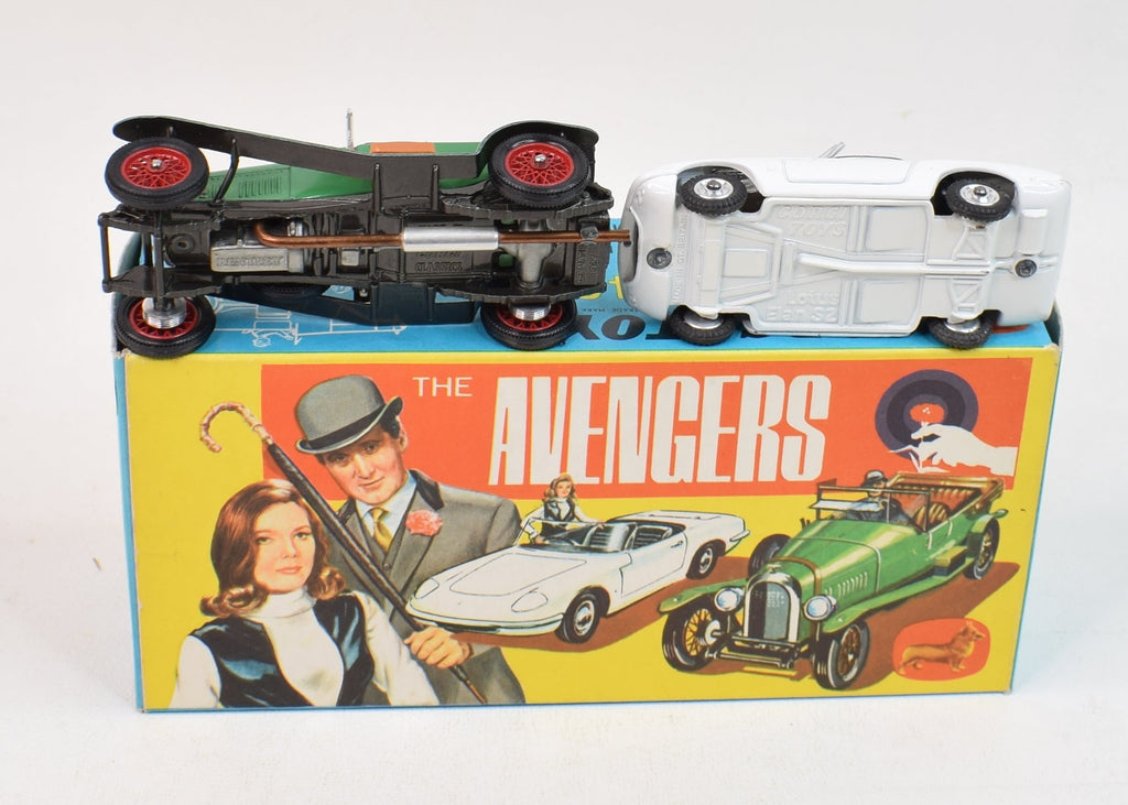Corgi toys Gift set 40 'Avengers' (Green Bentley) Virtually Mint/Nice ...