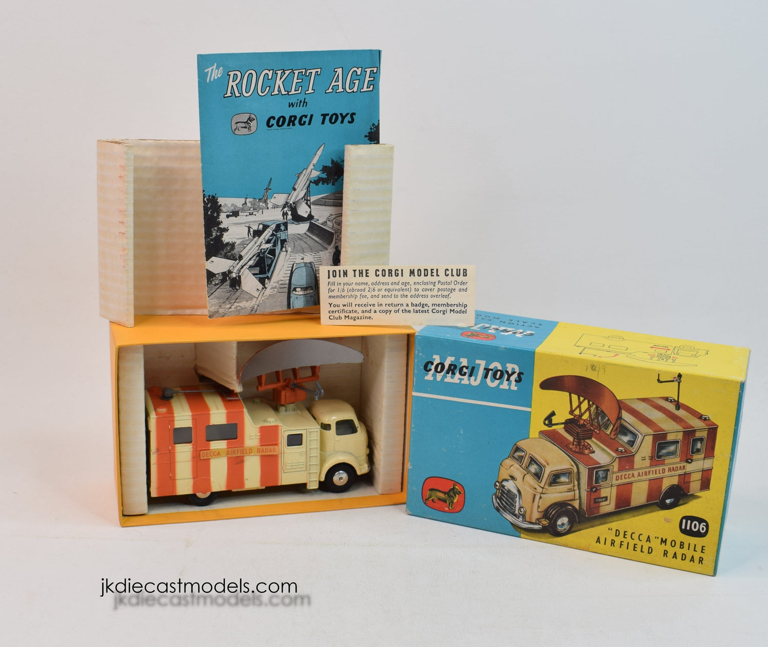 Corgi toys 1106 'DECCA' Airfield Radar Virtually Mint/Boxed 'Hard Rock ...