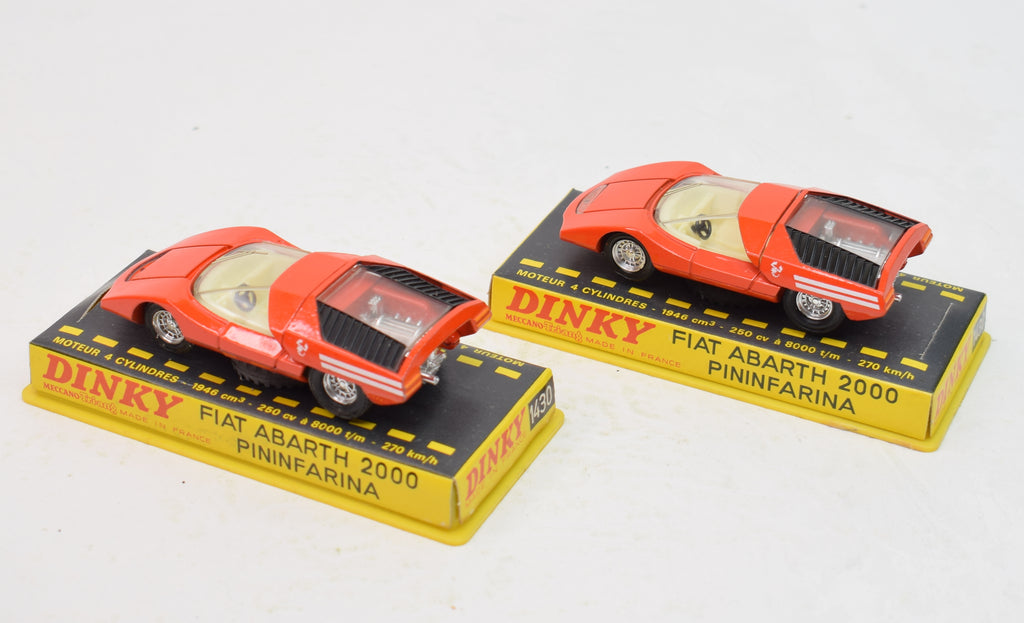 French Dinky 1430 Fiat Abarth 2000 trade box Virtually Mint/Boxed 'Bre ...