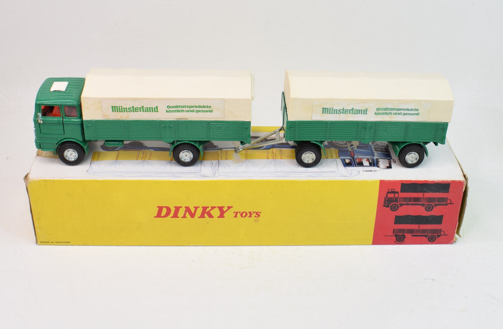 Dinky toys 917 Mercedes 'Munsterland' Truck & Trailer Very Near Mint/B ...