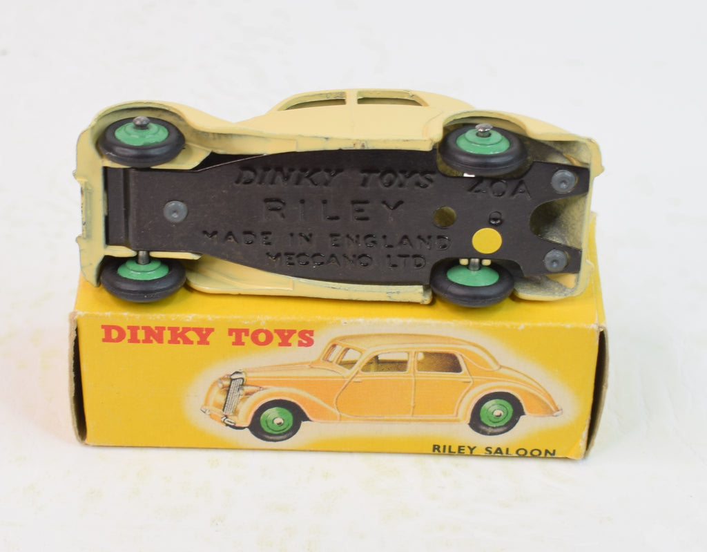 Dinky Toys 40A/158 Riley Saloon Virtually Mint/Boxed 'Beech House' Col ...