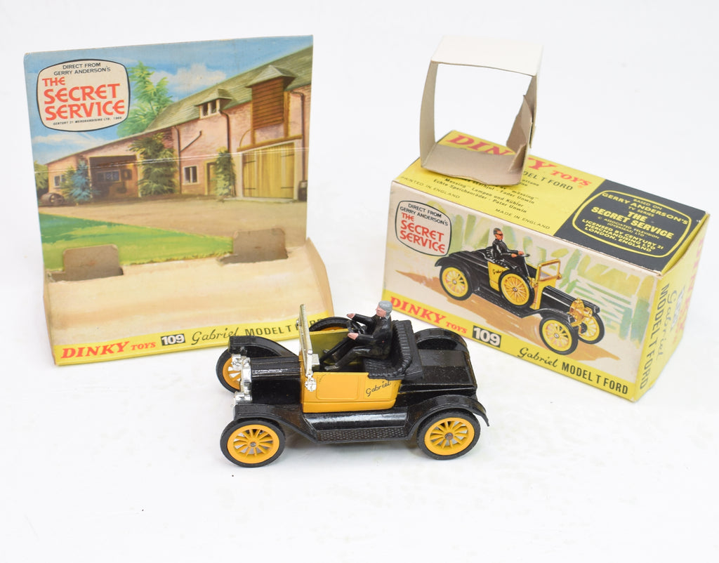 Dinky 109 Gabriel 'The Secret Service' Model T Ford Virtually Mint/Box ...