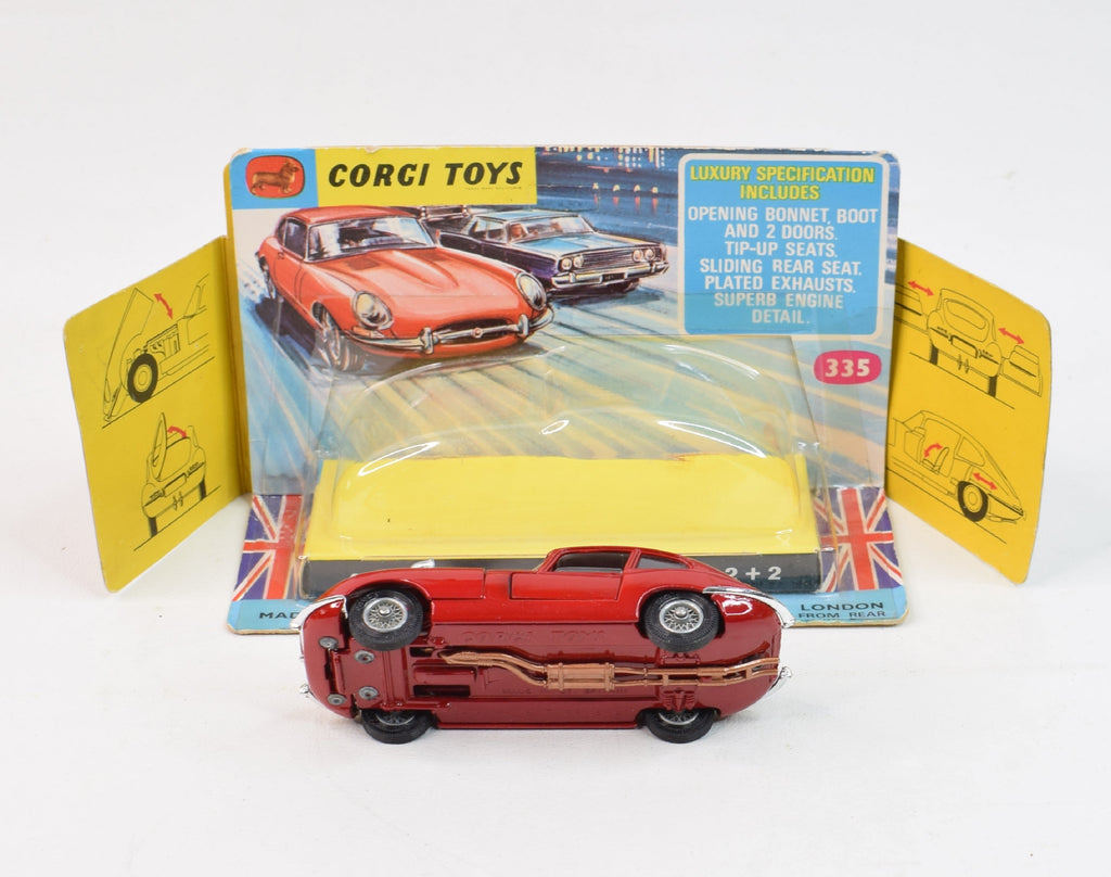 Corgi toys 335 4.2 E type Virtually Mint/Boxed – JK DIE-CAST MODELS