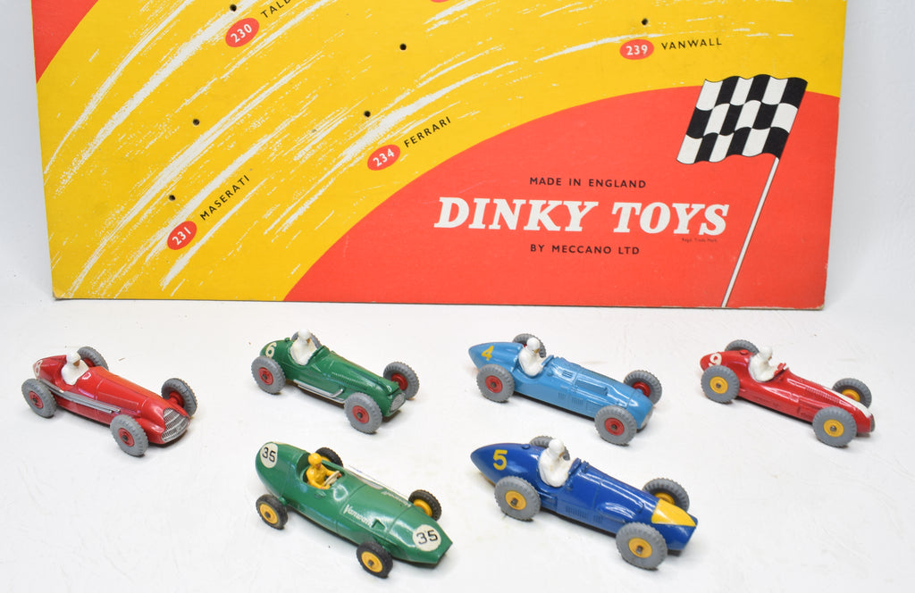 Dinky toys 'World Famous Racing cars' Very Near Mint 'Brecon' Collecti ...