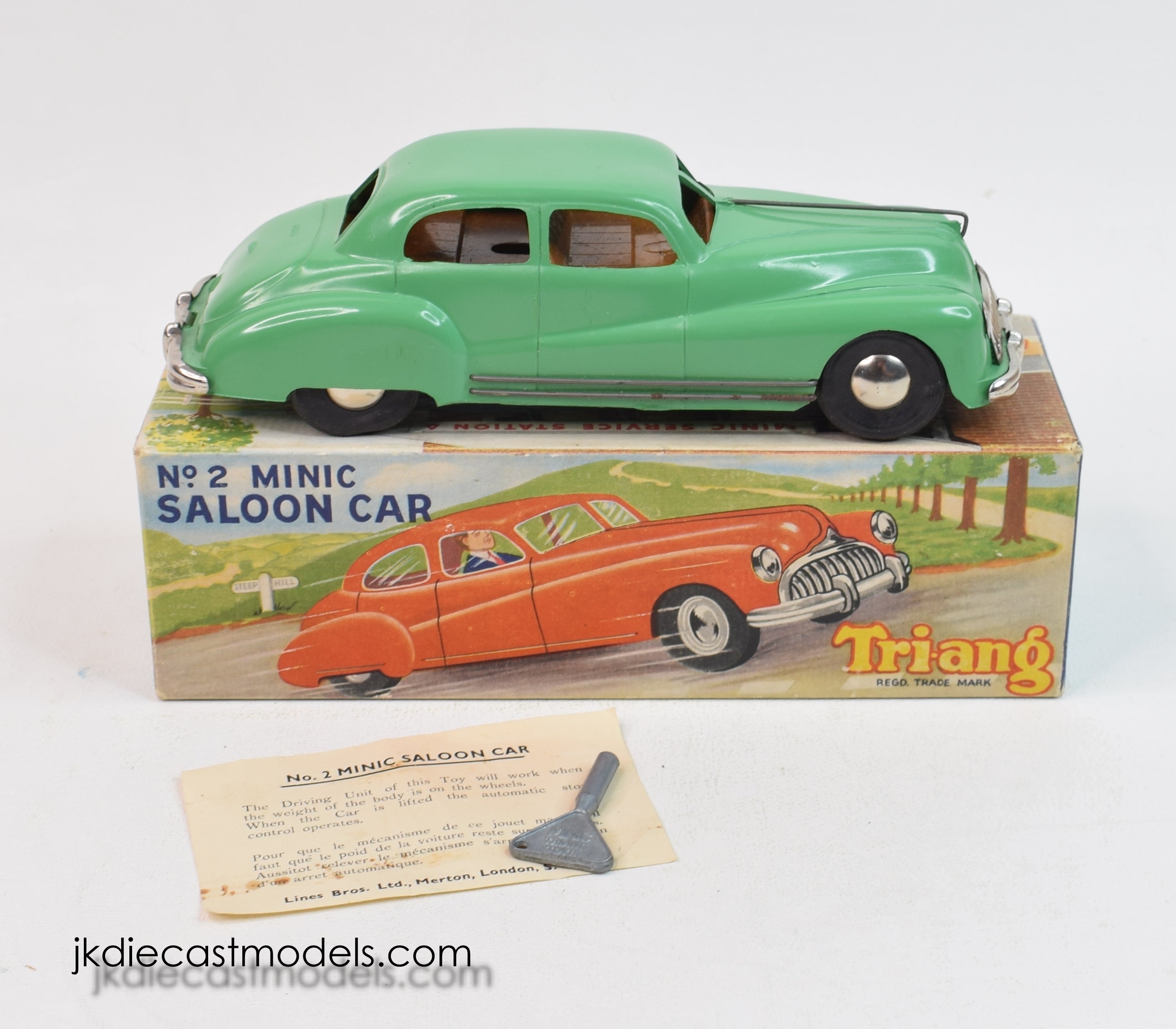 Tri-ang No.2 Minic Saloon car Virtually Mint/Boxed – JK DIE-CAST MODELS