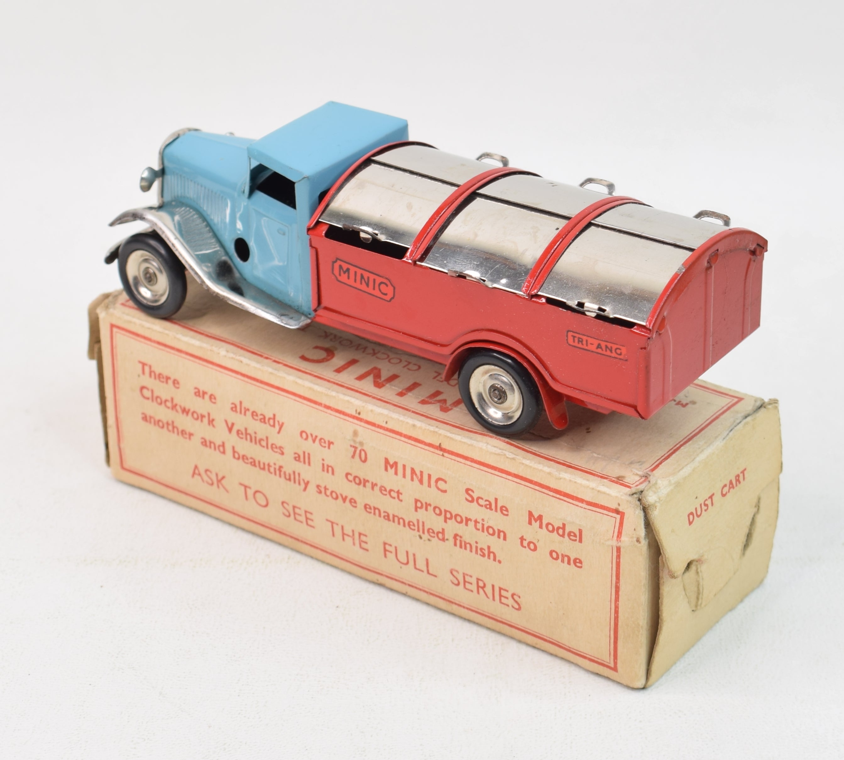 Tri-ang Minic 32m Dust cart Virtually Mint/Boxed – JK DIE-CAST MODELS